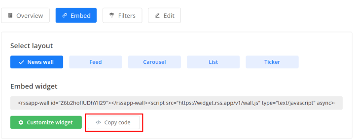 How to add RSS Widgets to your Wix Website